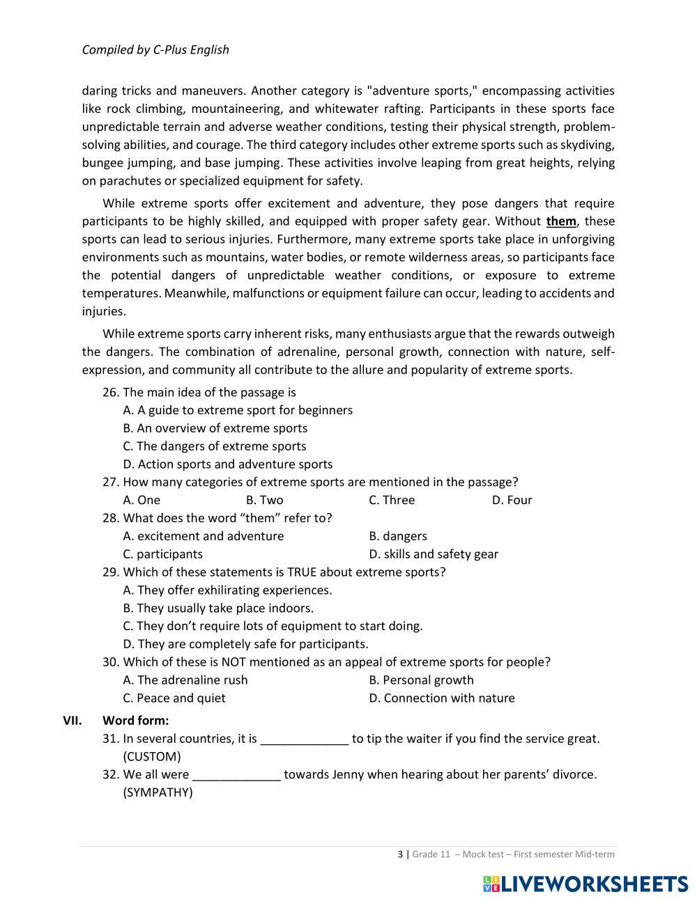 G11_Midterm_Fir… | Free Interactive Worksheets | 7210983