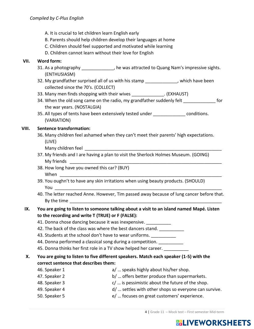 G11_Midterm_Fir… | Free Interactive Worksheets | 7229285