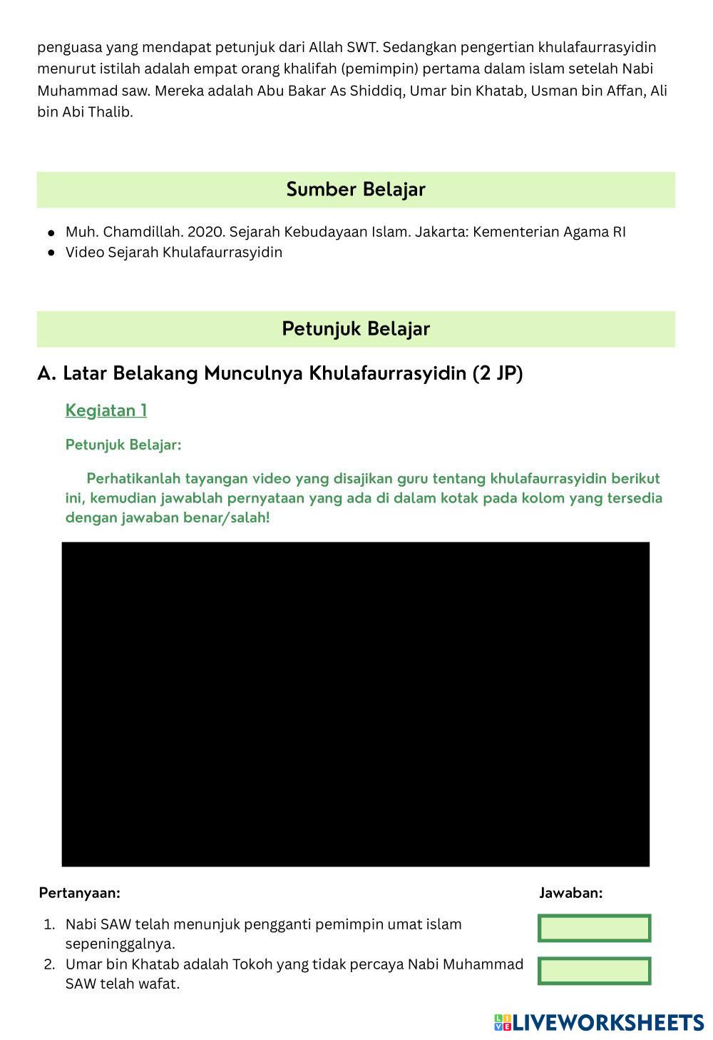 LKPD SKI KELAS … | Free Interactive Worksheets | 7237778