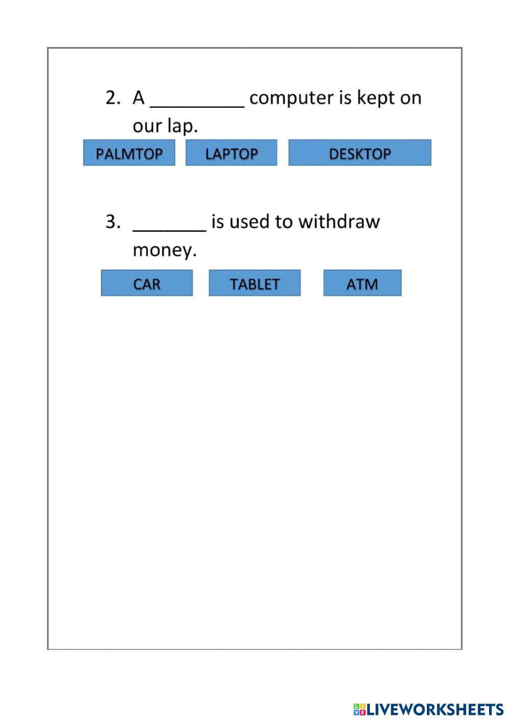 COMPUTER 7238467 | R.D.D.G.Nishshanka | LiveWorksheets