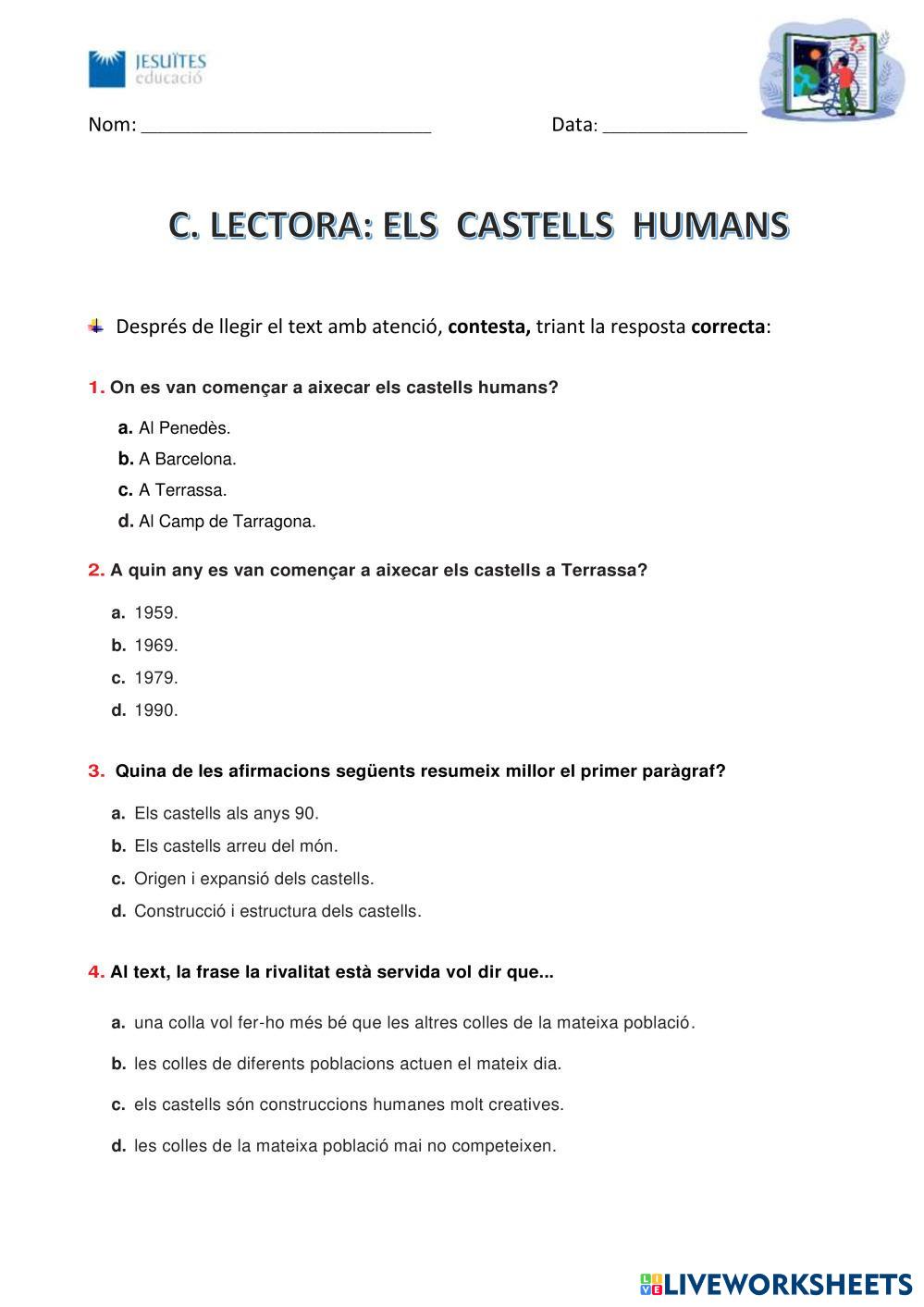 7241406 | Els castells humans | Dolors Solsona