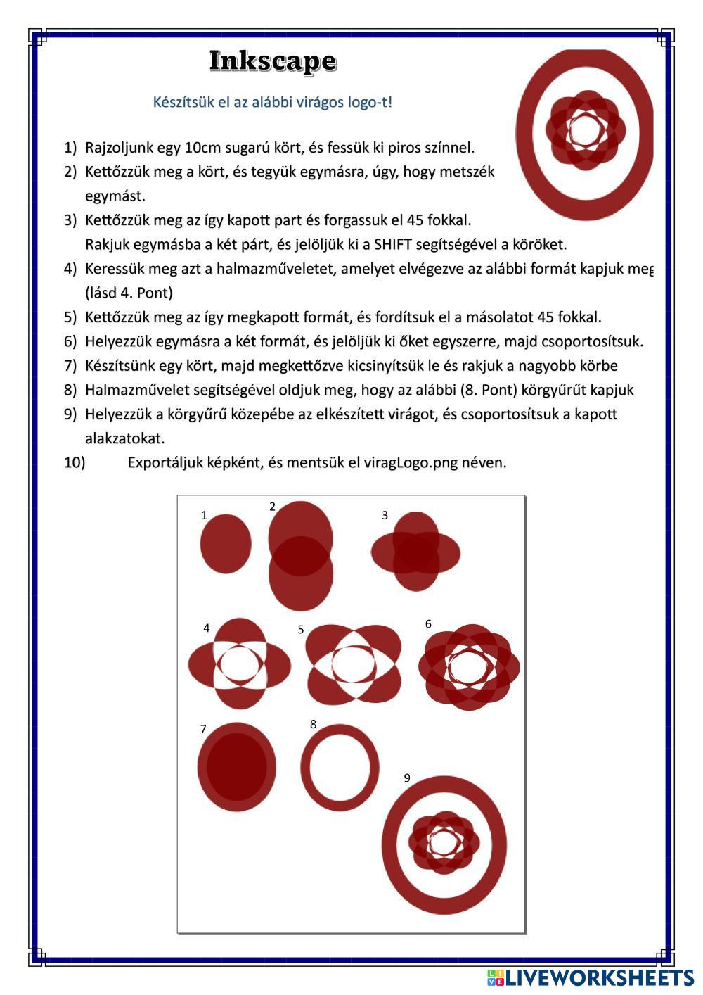 Inkscape | Free Interactive Worksheets | 7241786