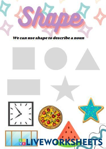 Shapes 1819 | Nurain | Live Worksheets
