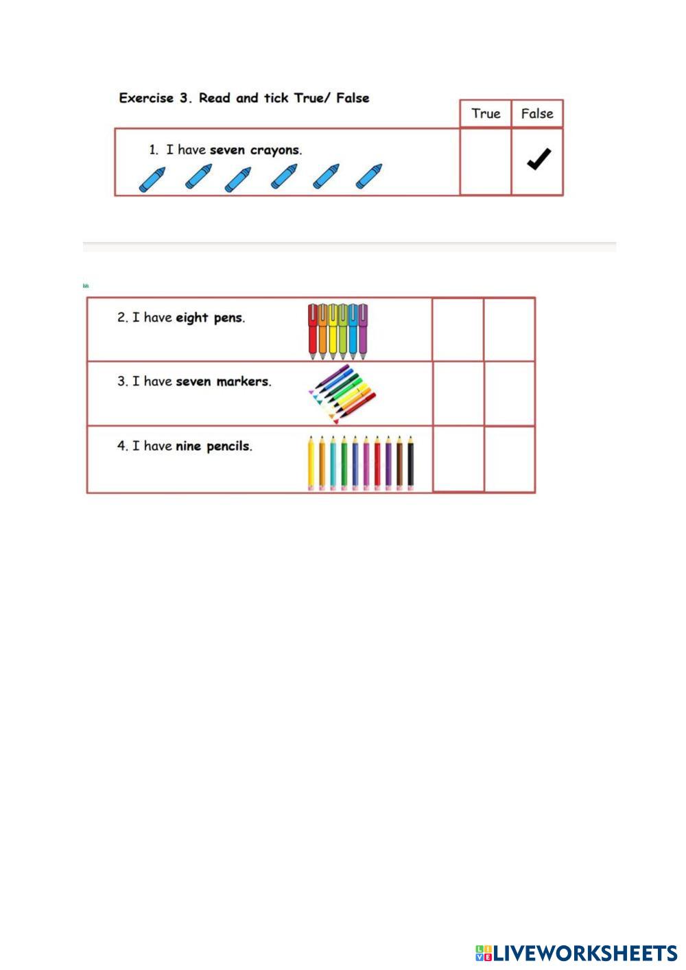 PRE-STATERS HW 16 | Live Worksheets