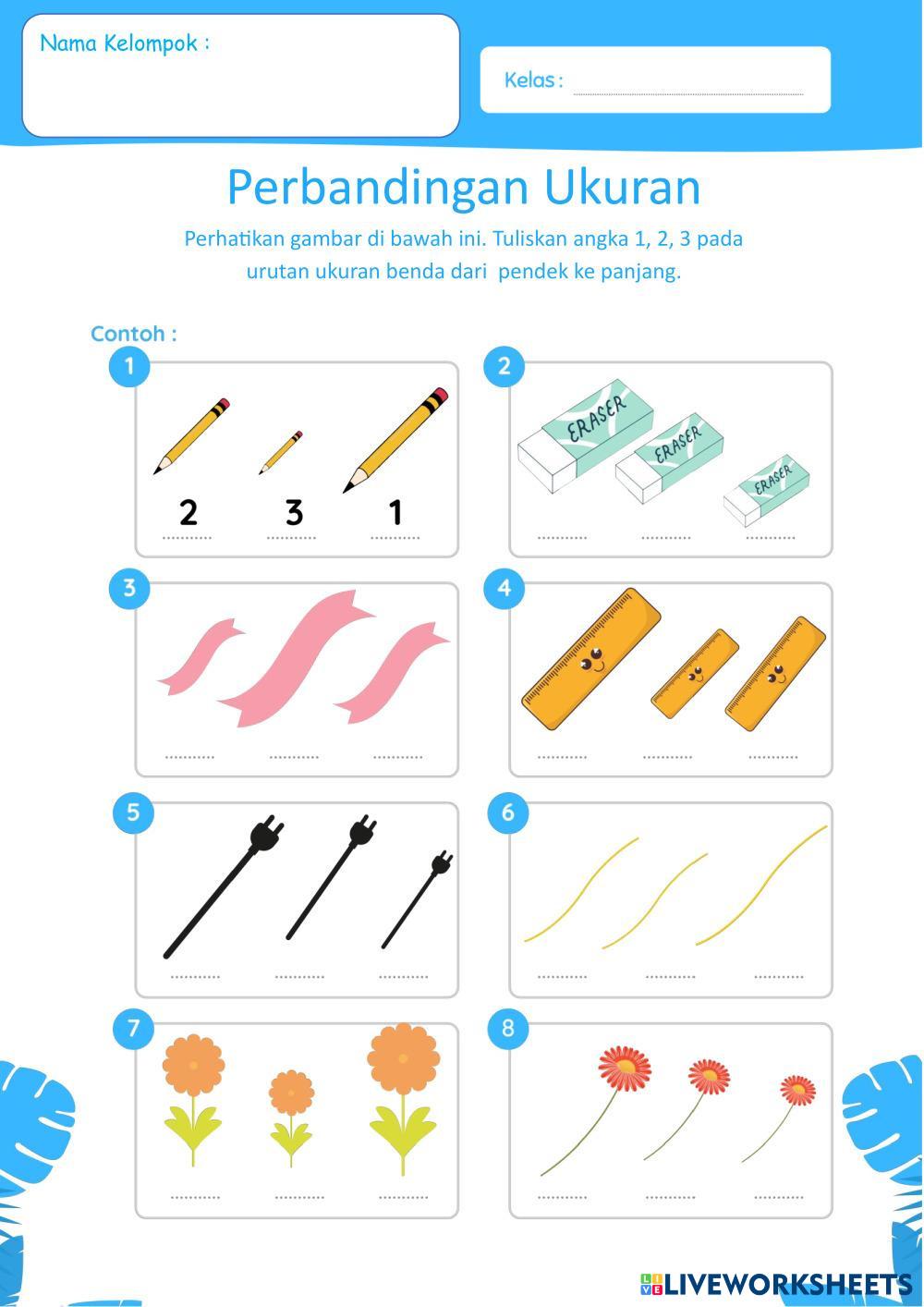 LKPD SATUAN PANJANG | Live Worksheets