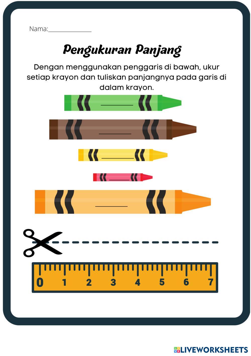 LKPD SATUAN PANJANG | Live Worksheets