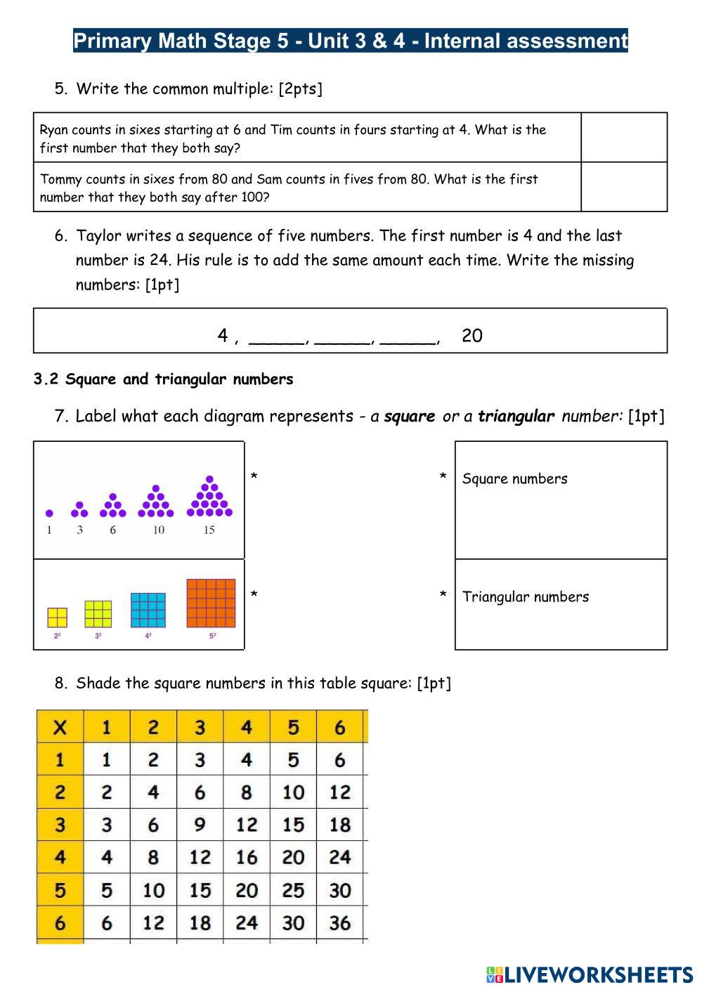 Unit 3-4 Practi… | Free Interactive Worksheets | 7246364