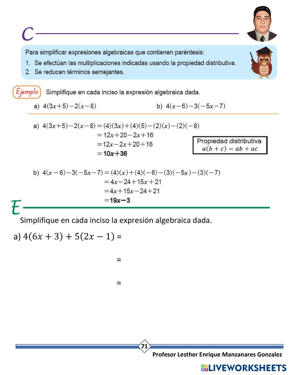 UI.S2.C7: Simpl… | Free Interactive Worksheets | 7247150