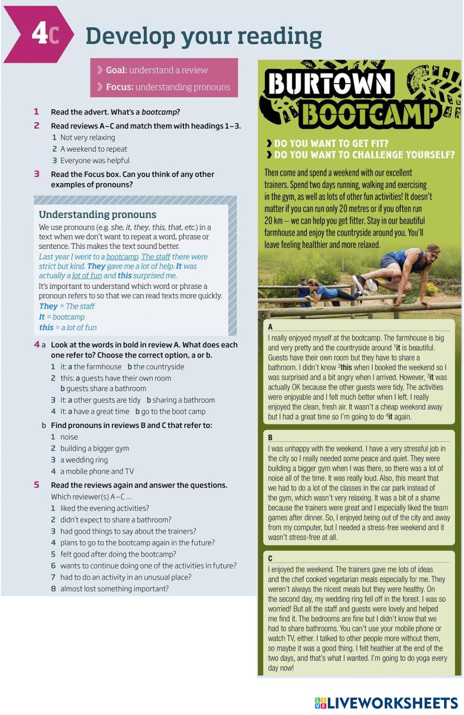 Roadmap A2+ | Free Interactive Worksheets | 7247253