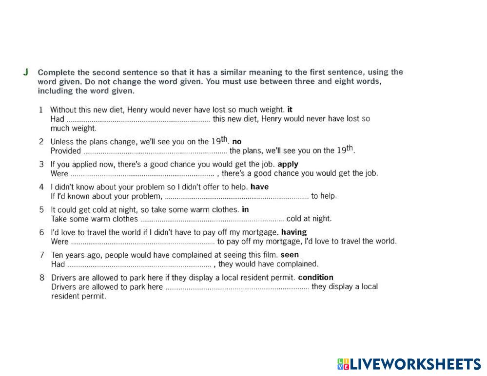 Destination C1 … | Free Interactive Worksheets | 7248046