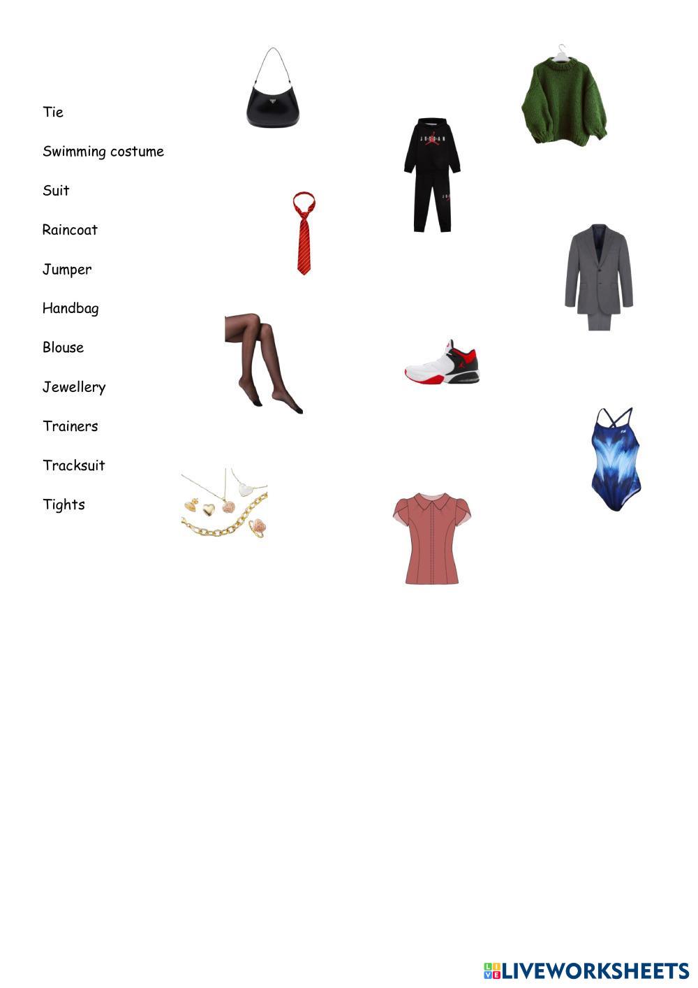 Clothes | Live Worksheets