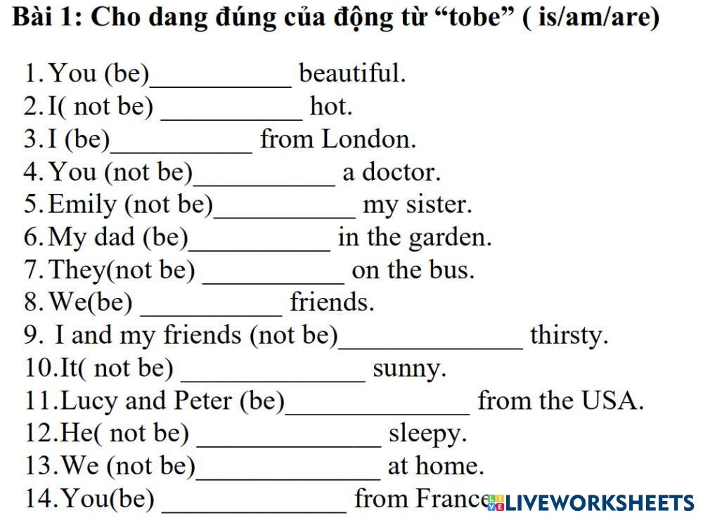 Simple present | Live Worksheets