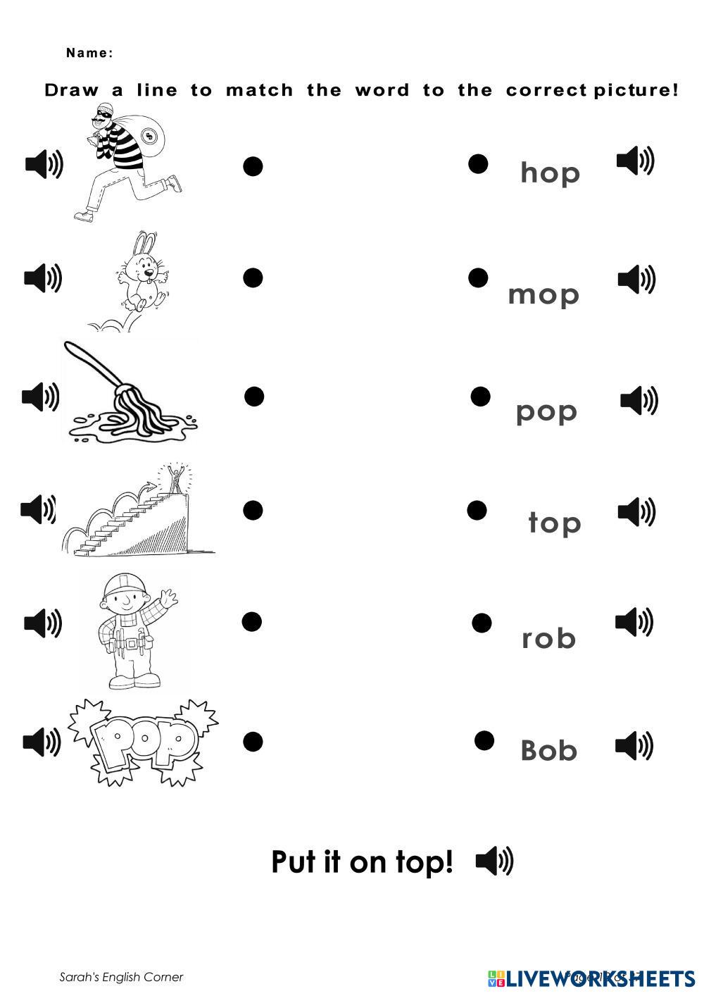 -op & -ob | Live Worksheets