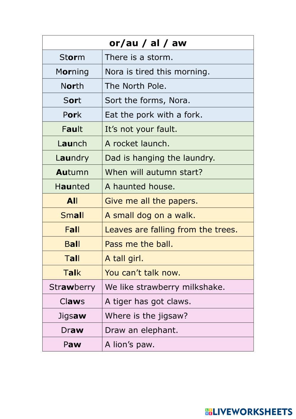 alternative spe… | Free Interactive Worksheets | 7250162