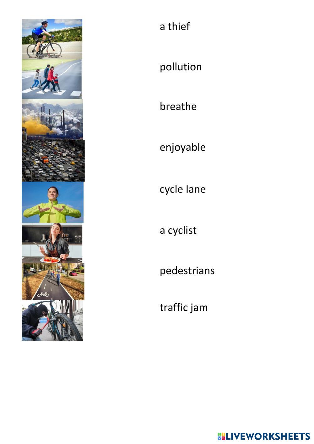 Cycling | Live Worksheets