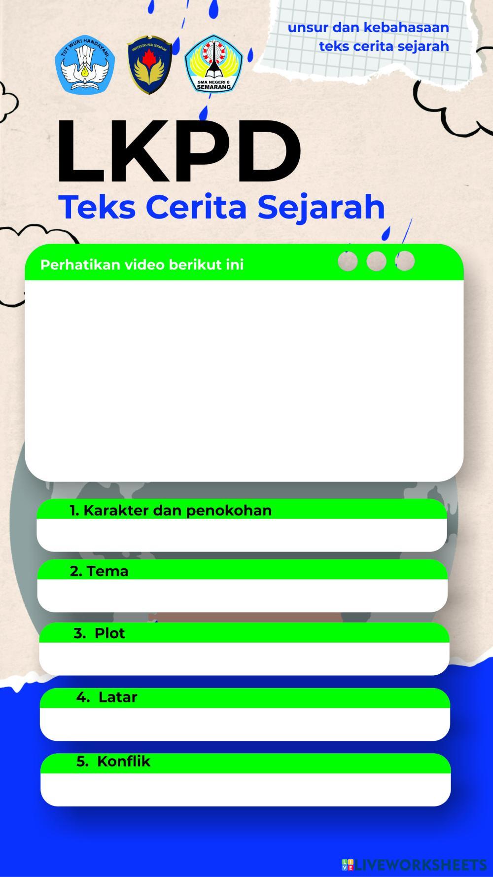 LKPD Teks Cerita Sejarah 7250827 | Candro Herryka Putra