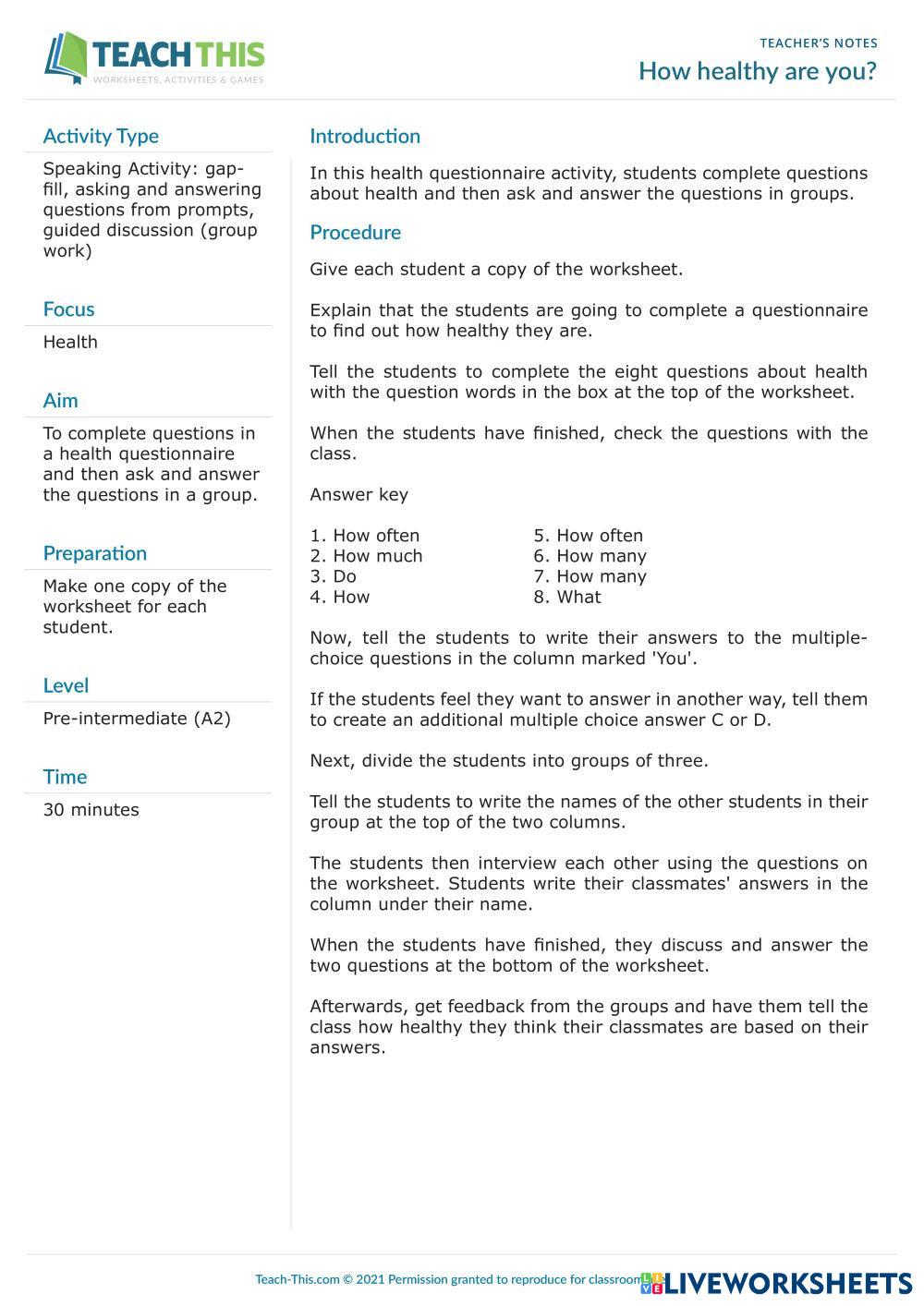 Unit 3 - Lesson 1 | Live Worksheets