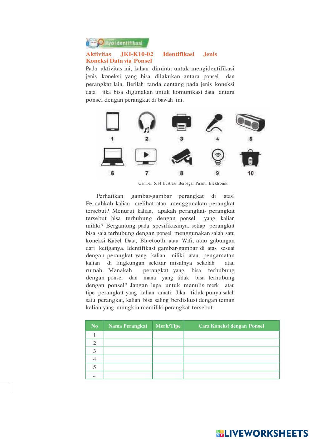 iNFORMATIKA X | Free Interactive Worksheets | 7258056