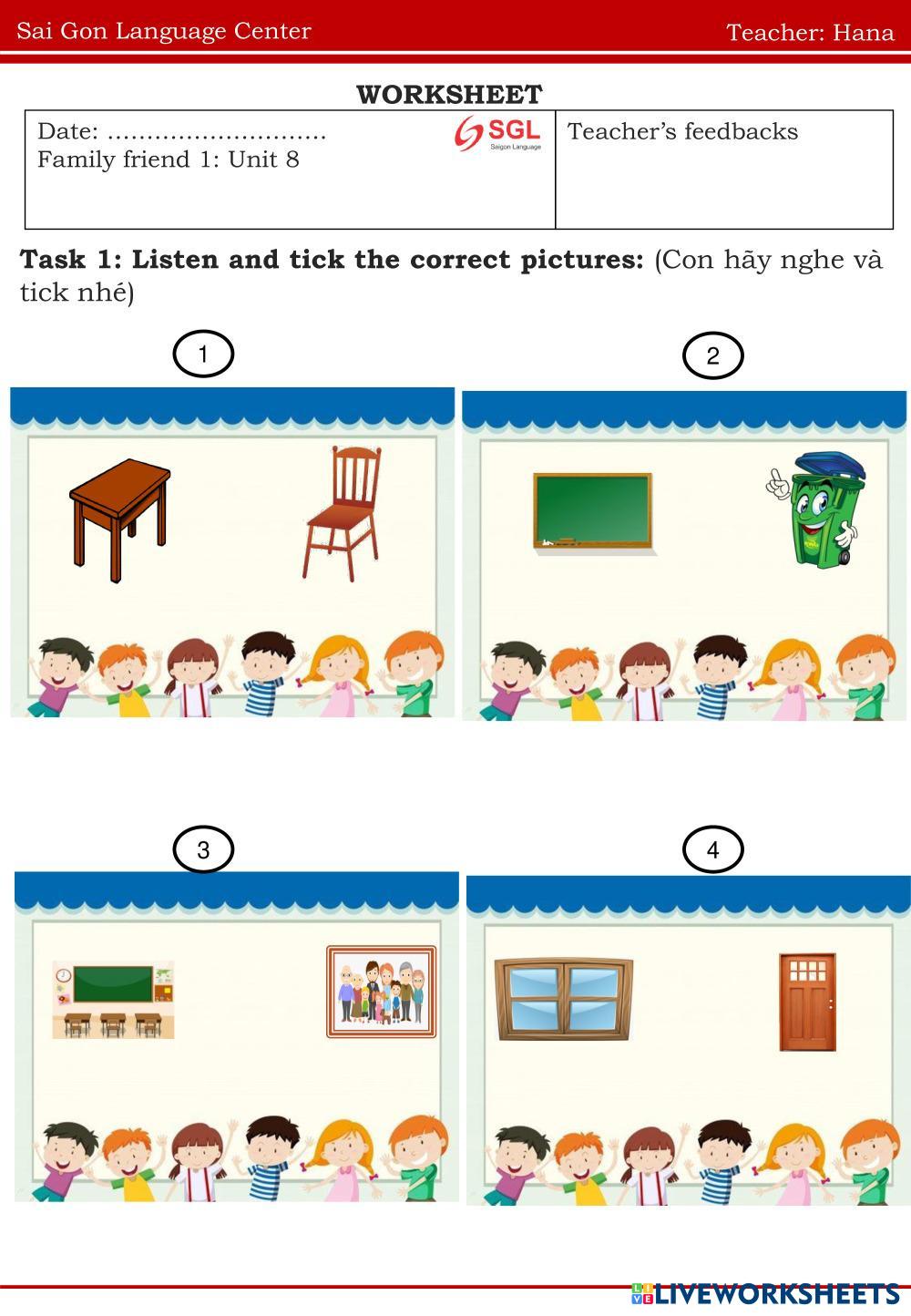 First friend - Topic 2 | Live Worksheets