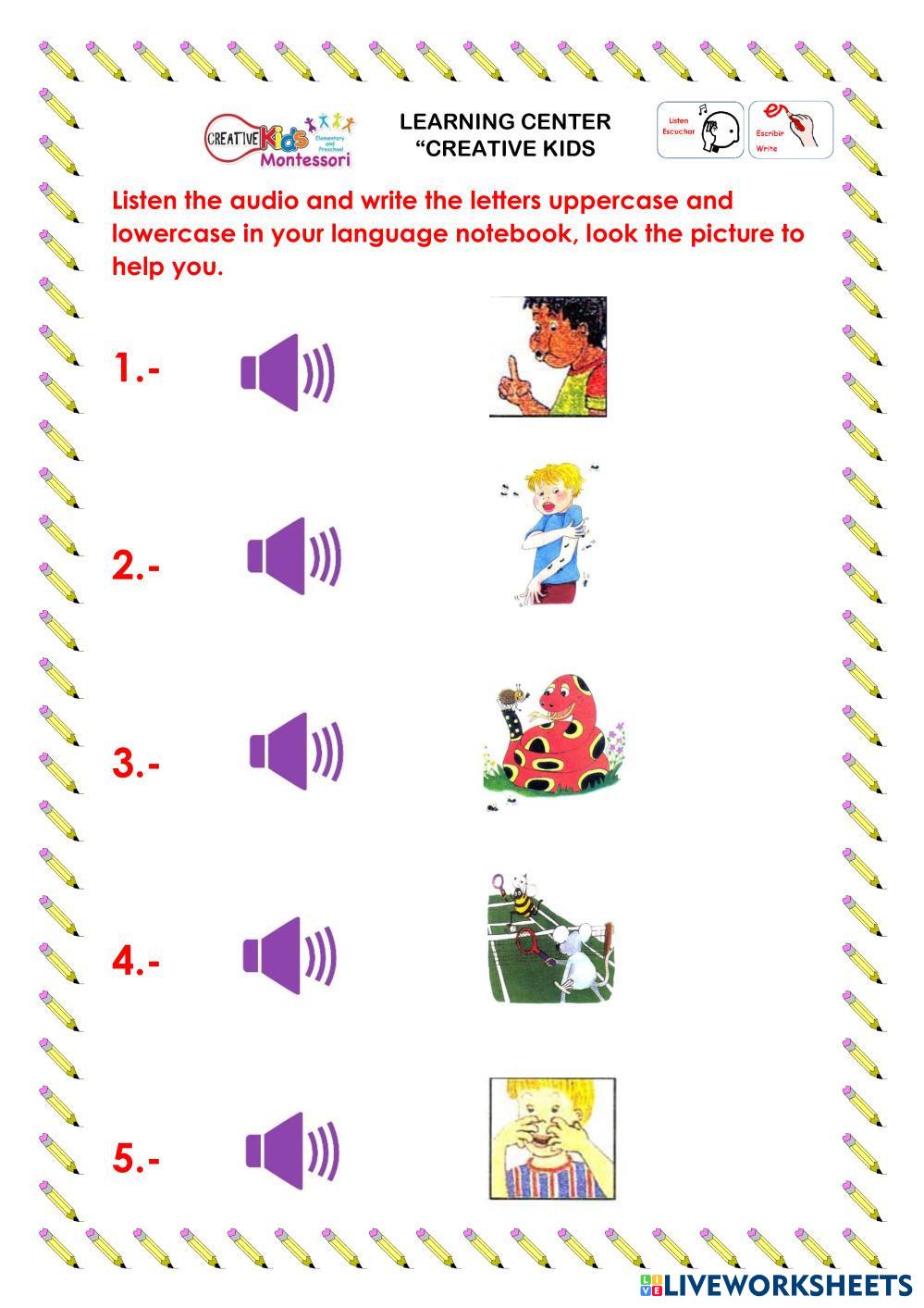 Homework language 2 | Live Worksheets