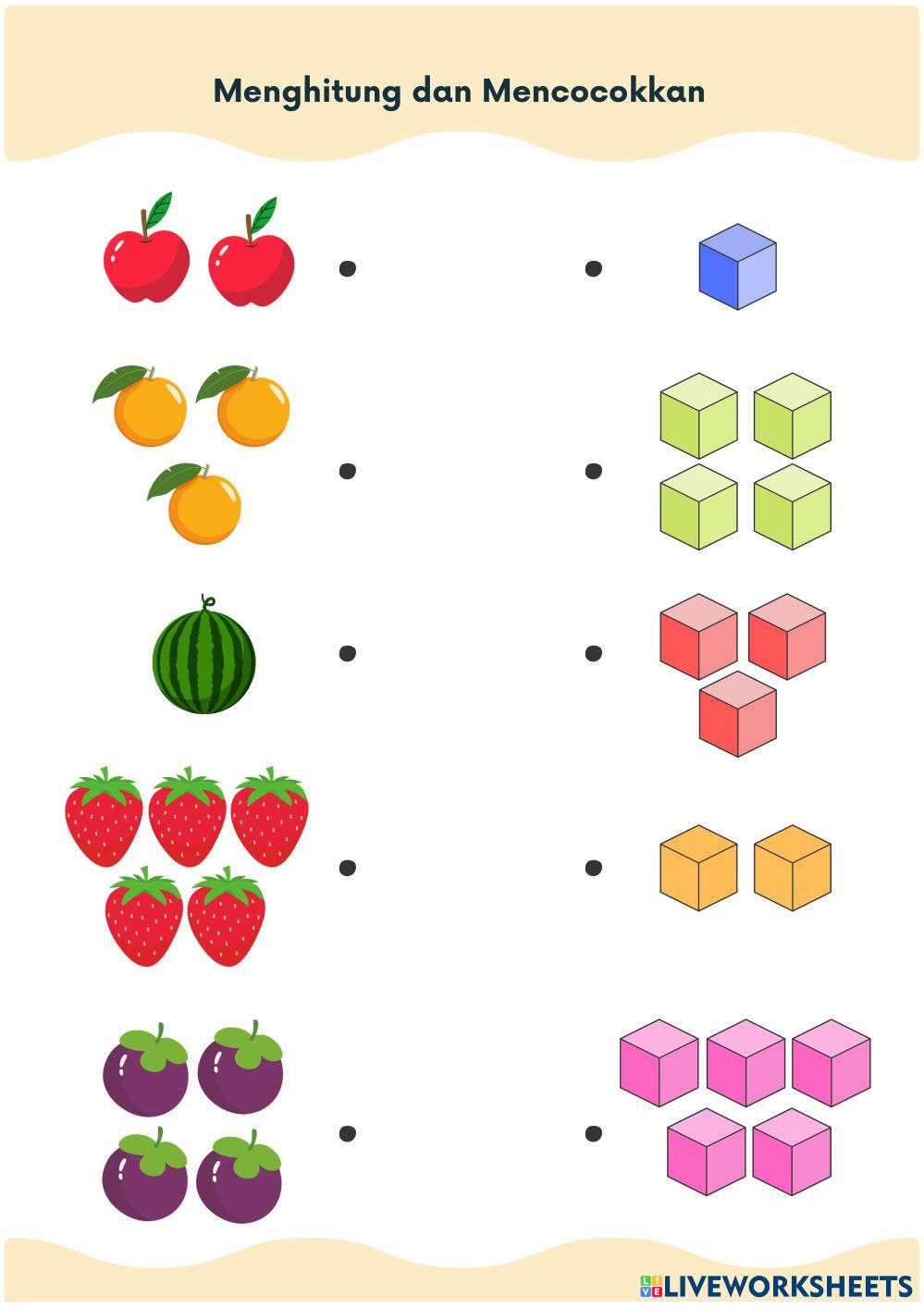 Numerasi Awal | Free Interactive Worksheets | 7264783