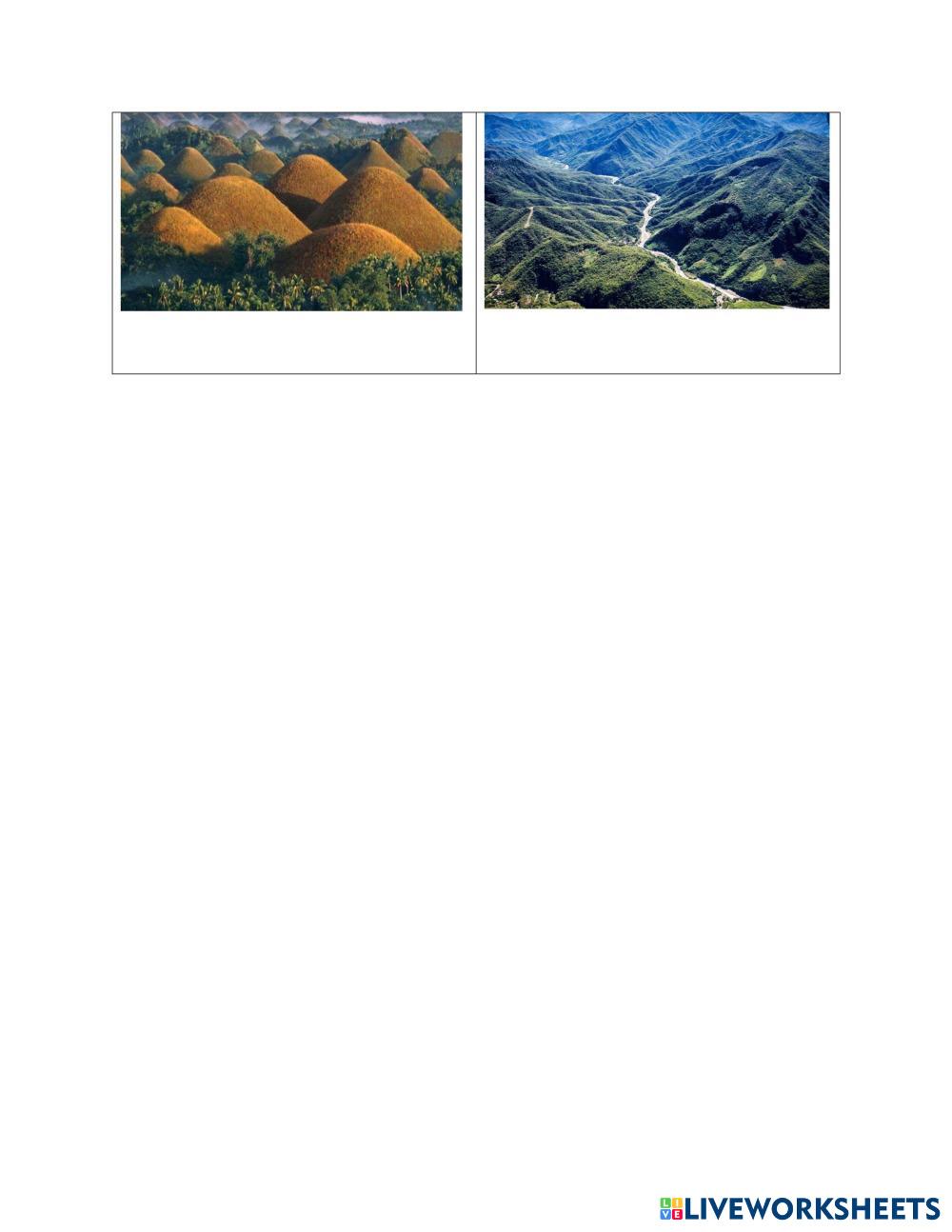 Landforms | Free Interactive Worksheets | 7266232