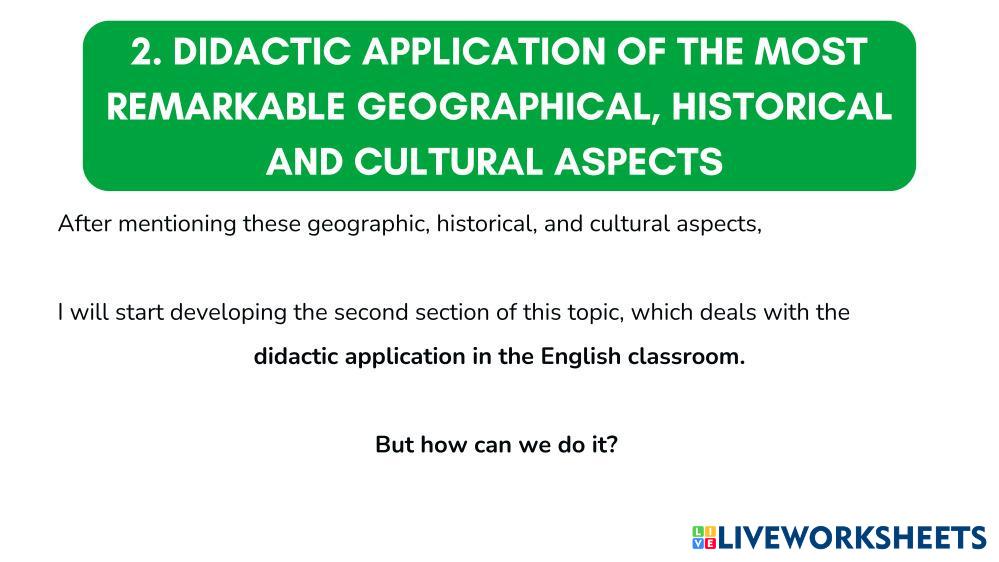 T5- Didactic applications | Live Worksheets