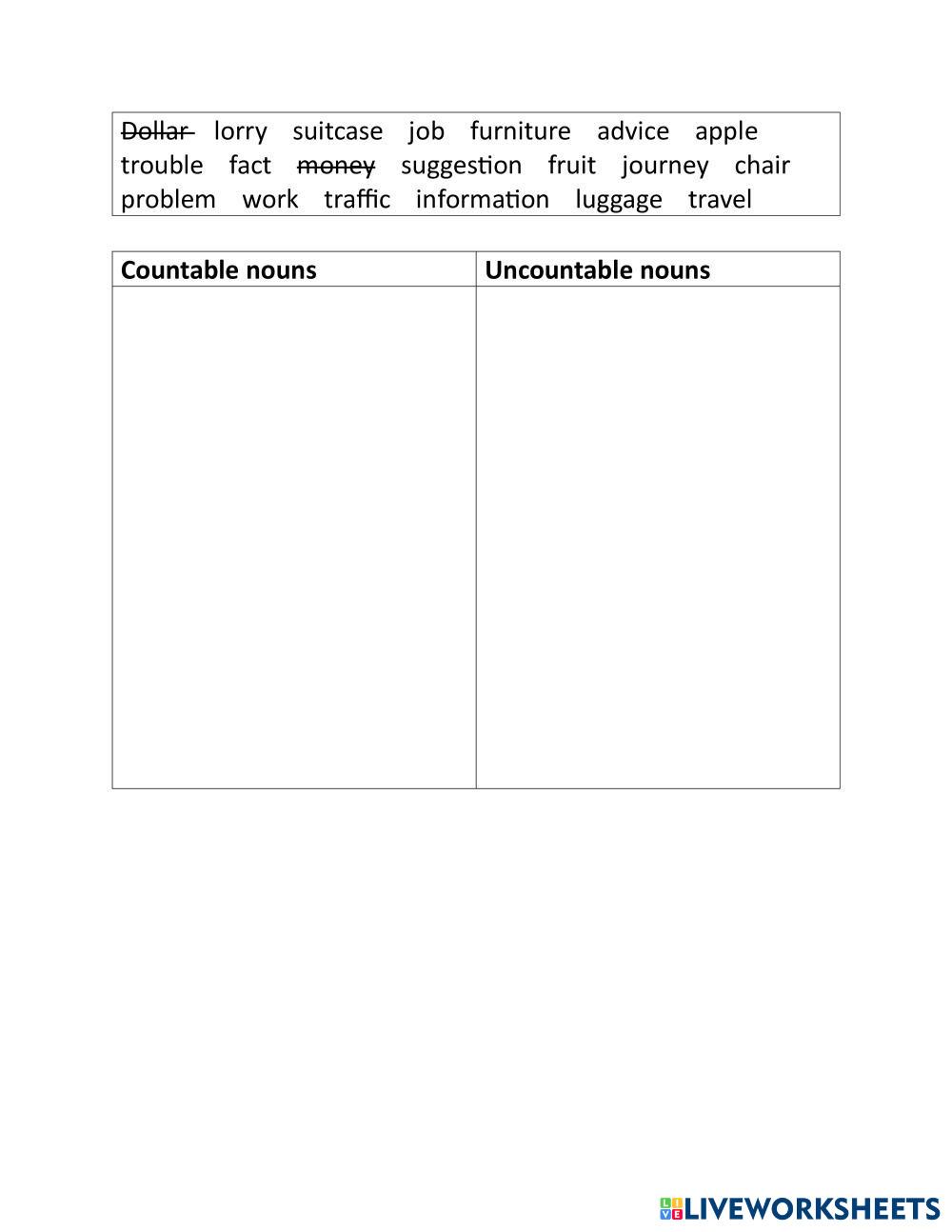 task 2 | Live Worksheets