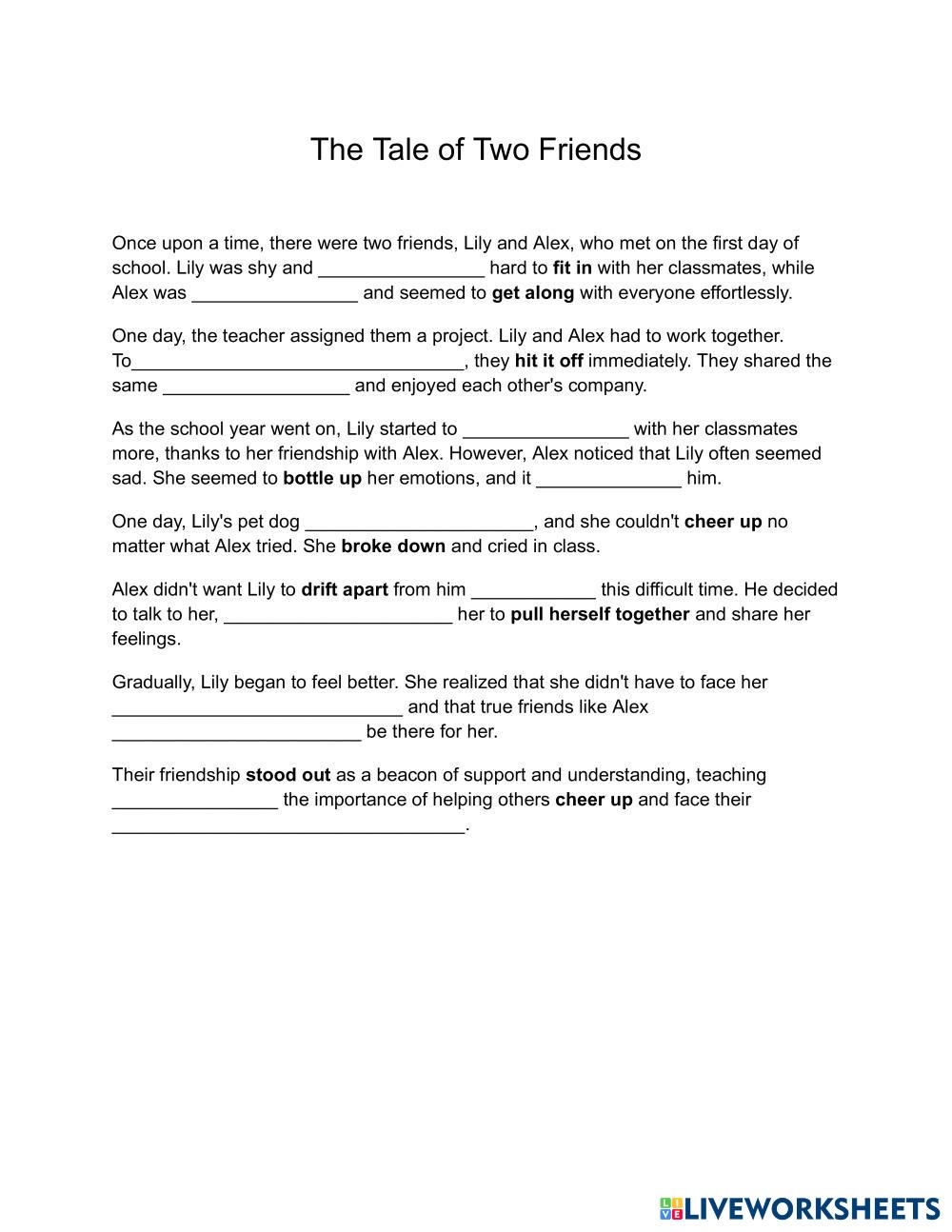 The Tale of Two Friends 7267342 | queenmaikaje | Live