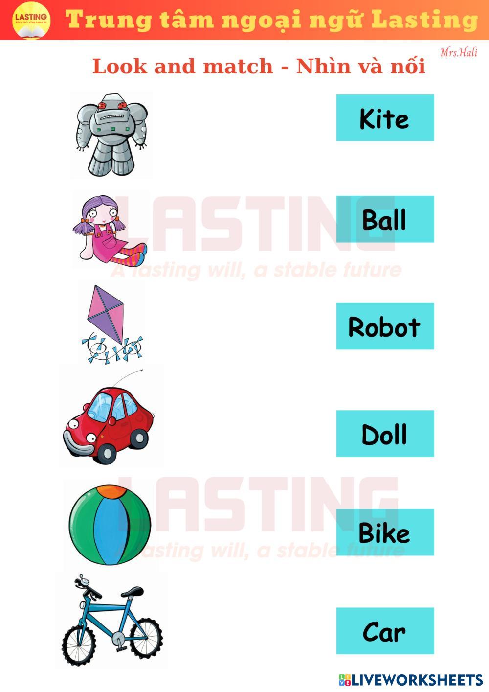 Kid's box start… | Free Interactive Worksheets | 7267783