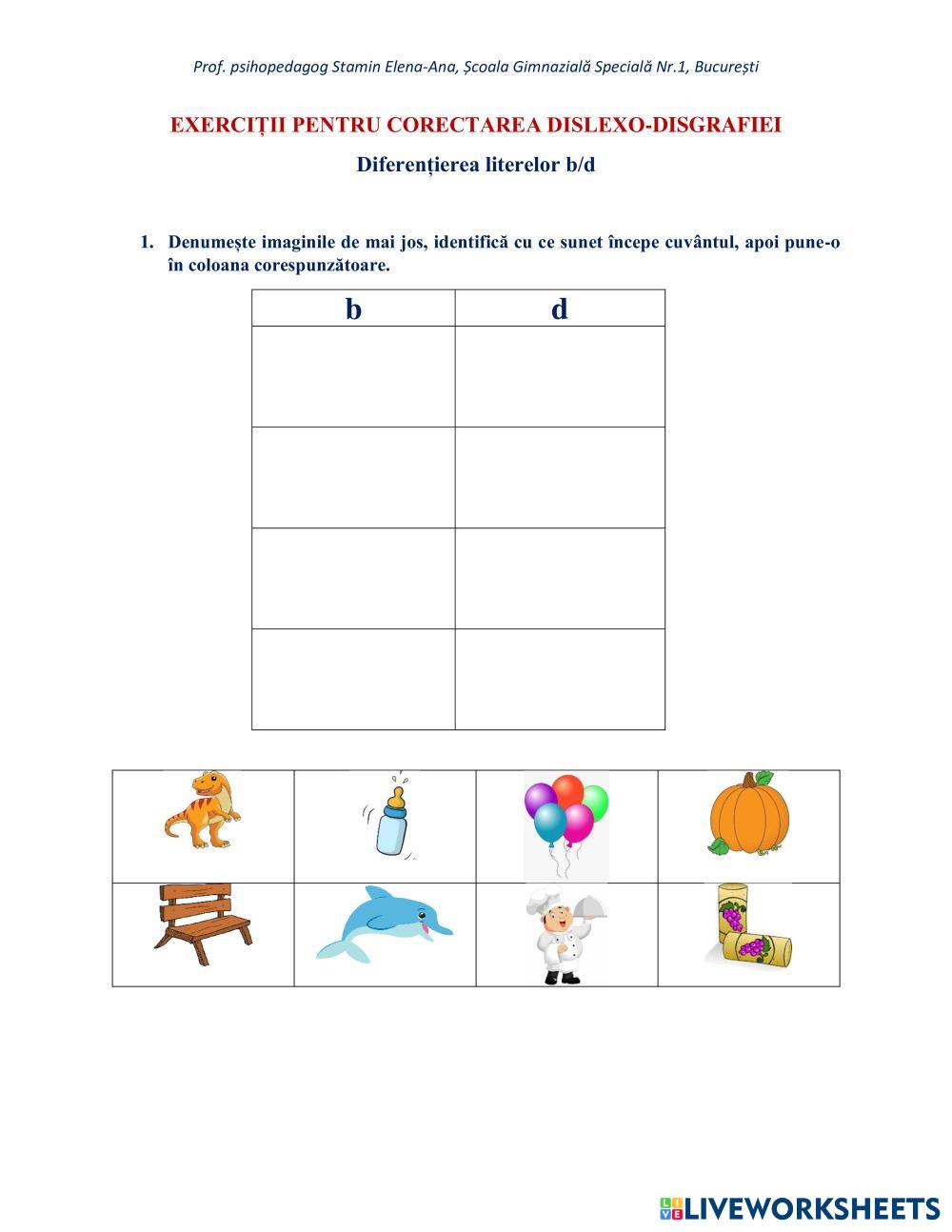 Exerciții pentr… | Free Interactive Worksheets | 7272523