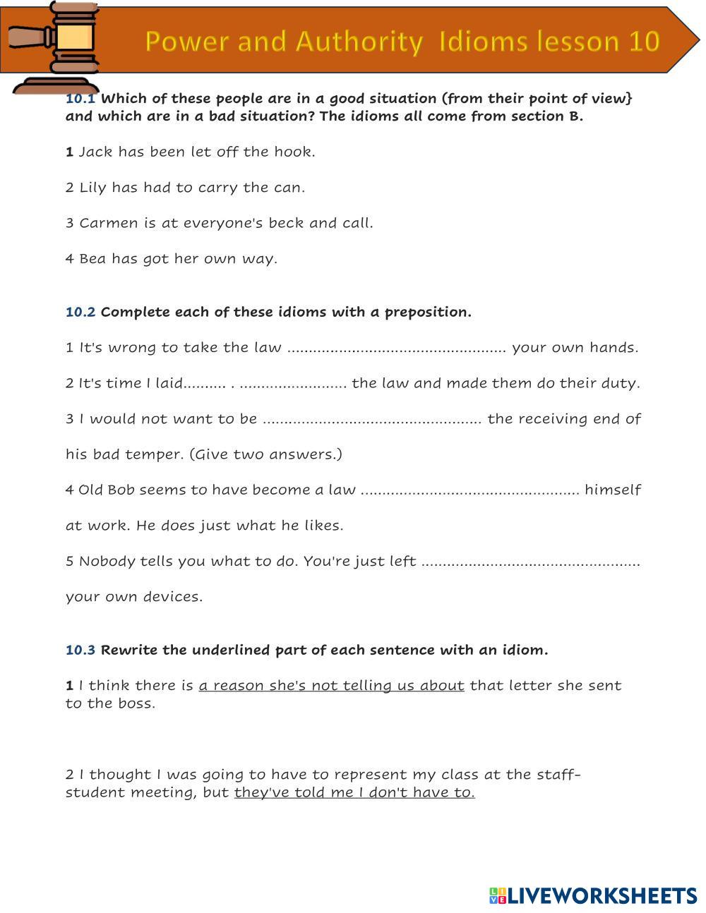 7273347 | Power and Authority Intermediate lesson 10