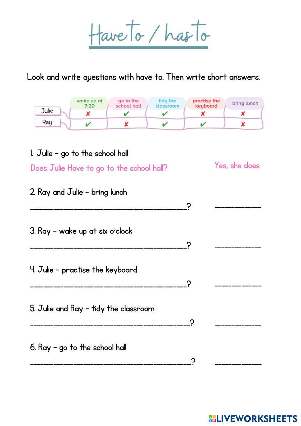 7279596 | Have to / has to Questions | Sandra Gonzalez