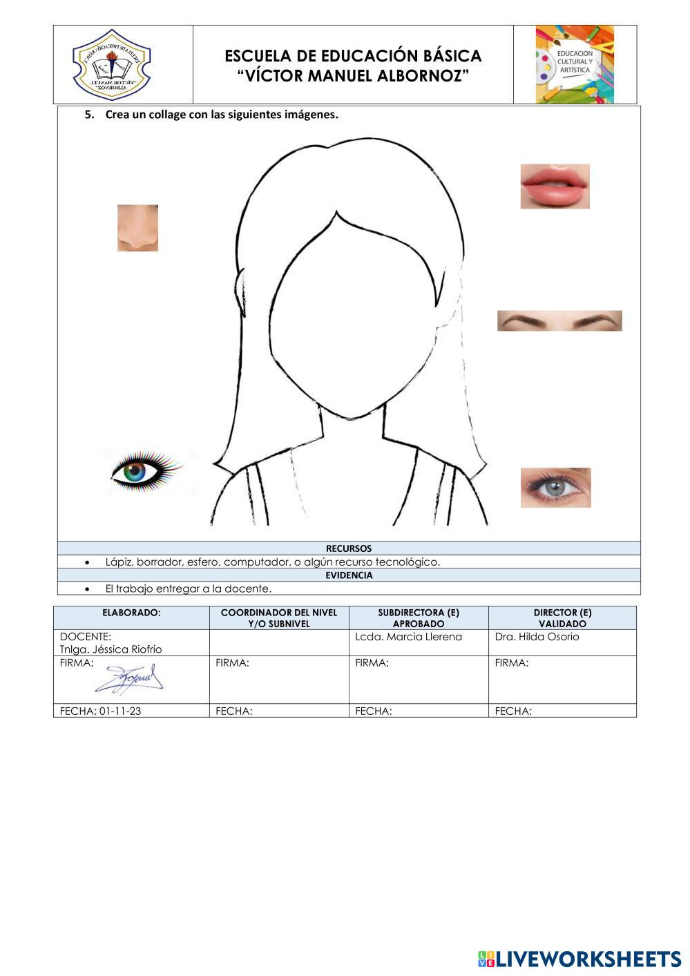 EL COLLAGE | Free Interactive Worksheets | 7281474