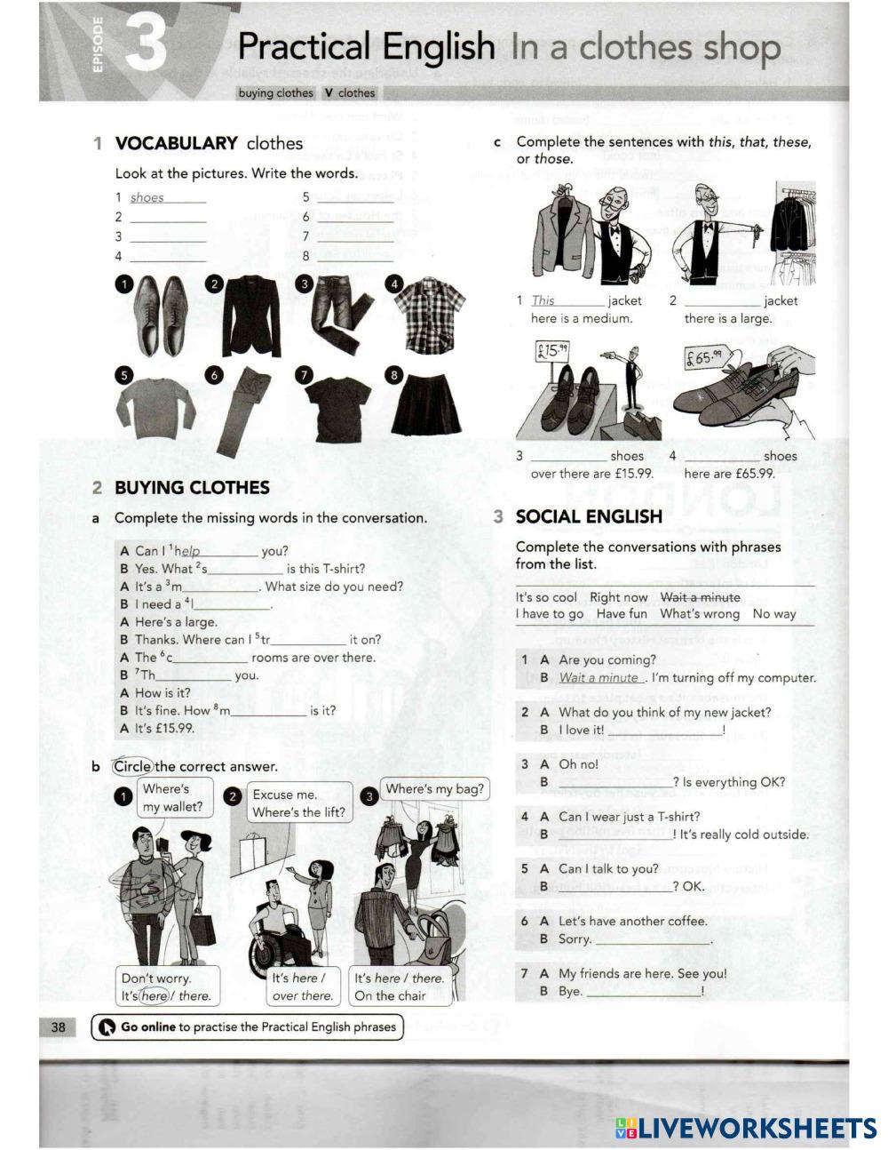 Practical English Episode 3 | Live Worksheets