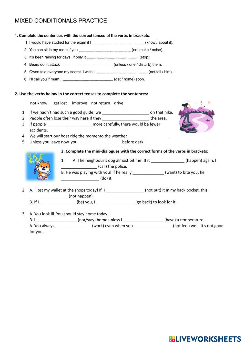 Conditional Sentences | Live Worksheets