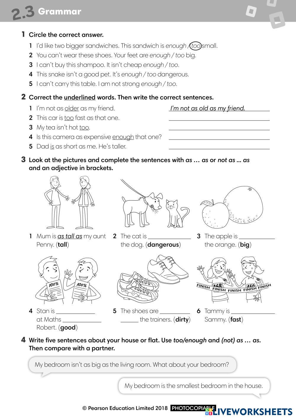 GG3 U2.3 Gramma… | Free Interactive Worksheets | 7287090