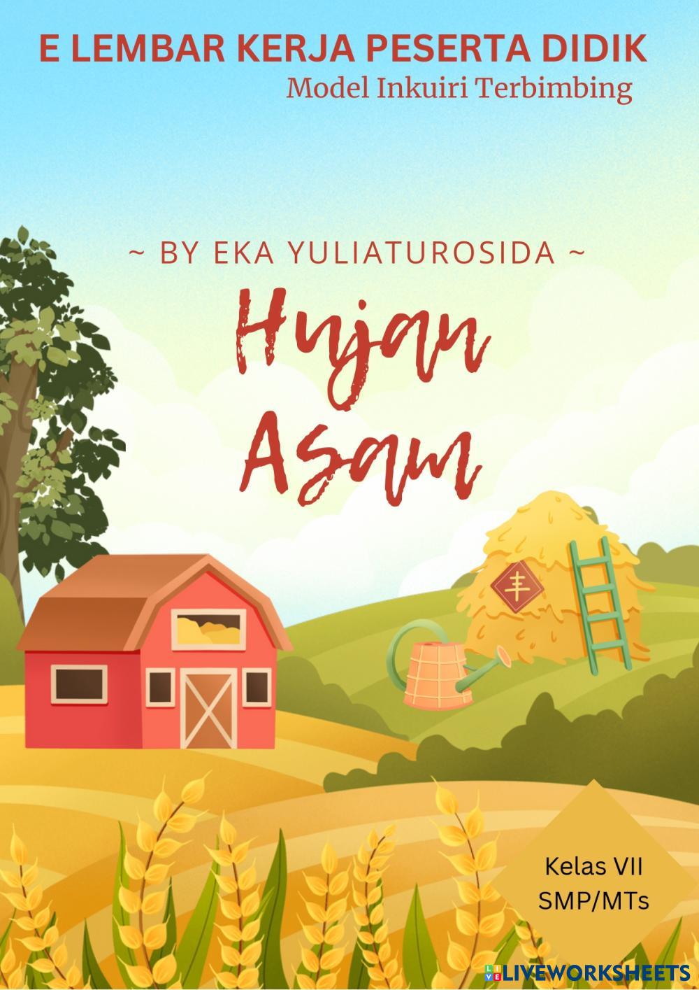 Hujan Asam | Live Worksheets