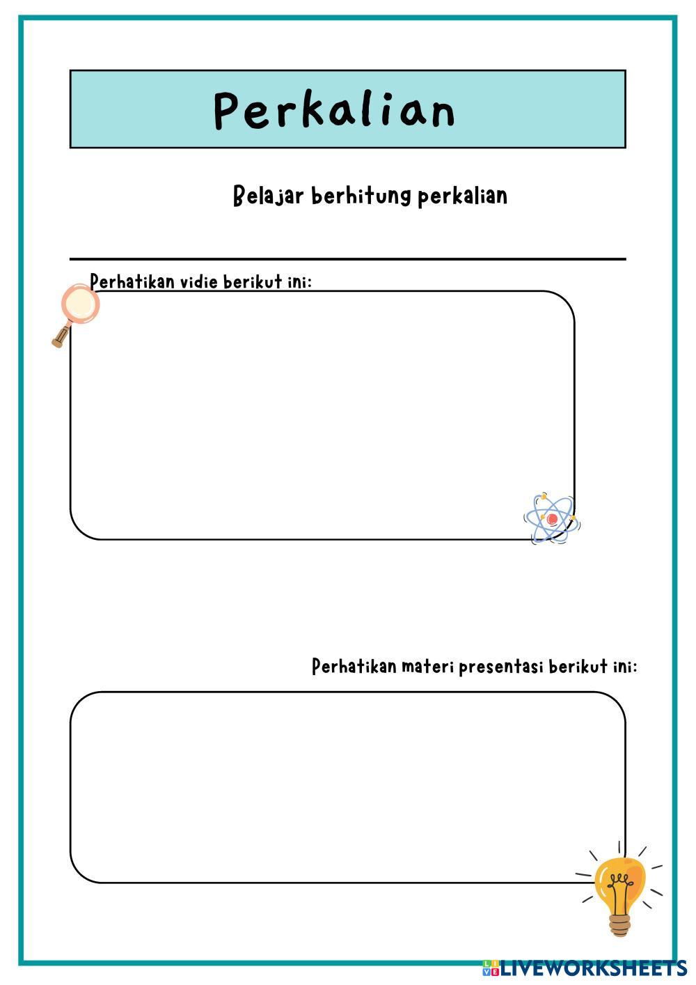 Berhitung | Live Worksheets
