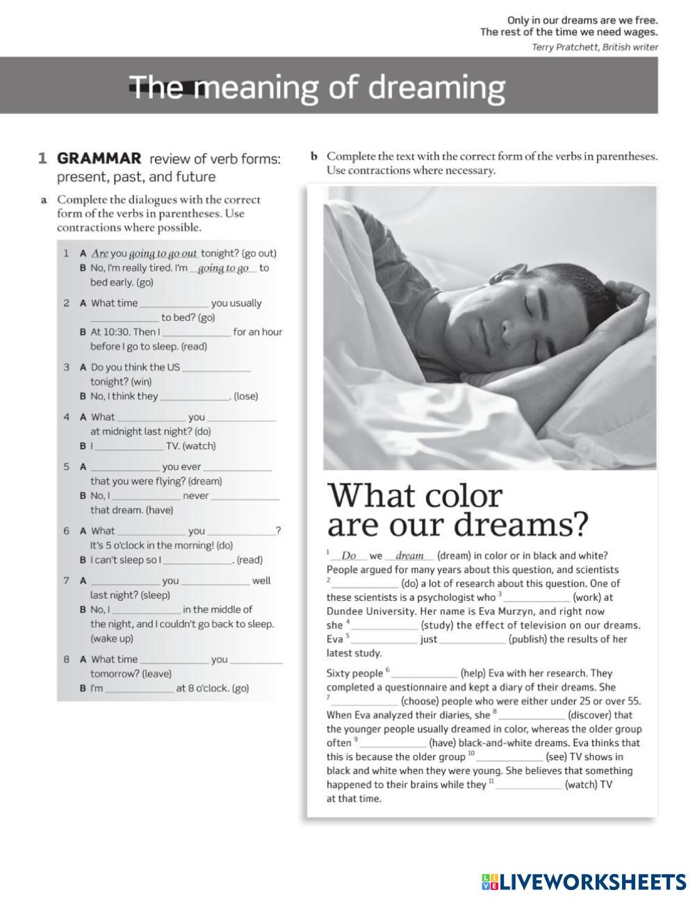 The meaning of dreaming 7290747 | InstructorOscar