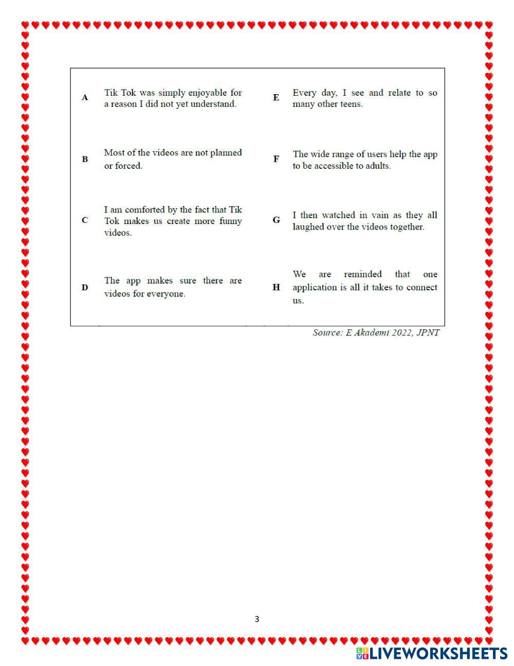 GOLDEN HOLIDAYS WORKSHEET ONLINE 7292416 | AIDIL ADHA BIN