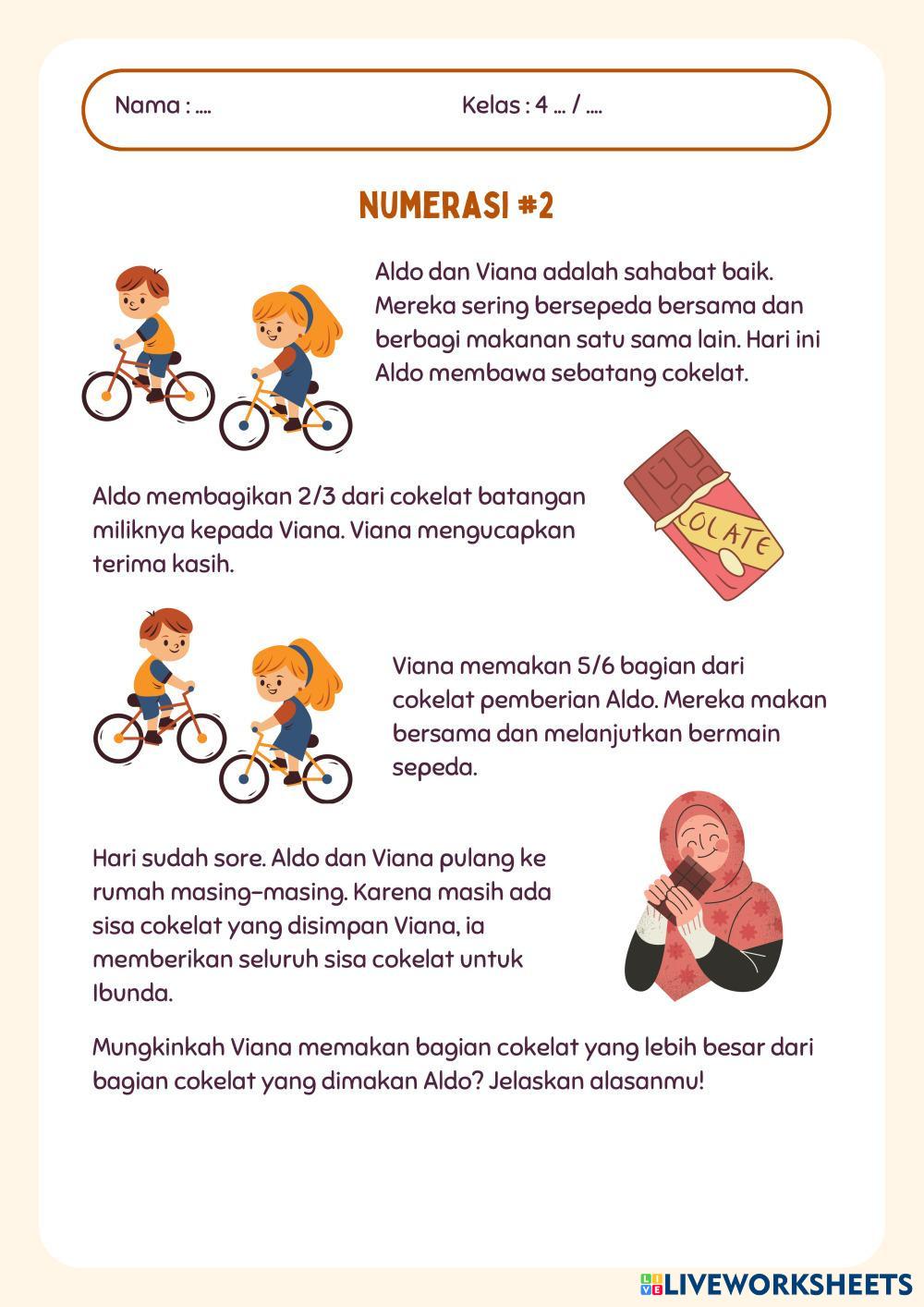 Numerasi #2 | Live Worksheets