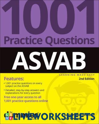 PDF EPUB Download ASVAB: 1001 Practice Questions For Dummies (+ Online ...