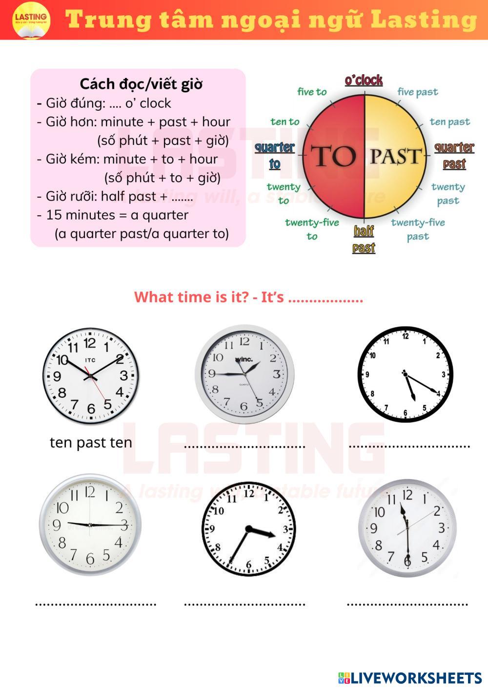 7309472 | What time is it? | sonlv | LiveWorksheets
