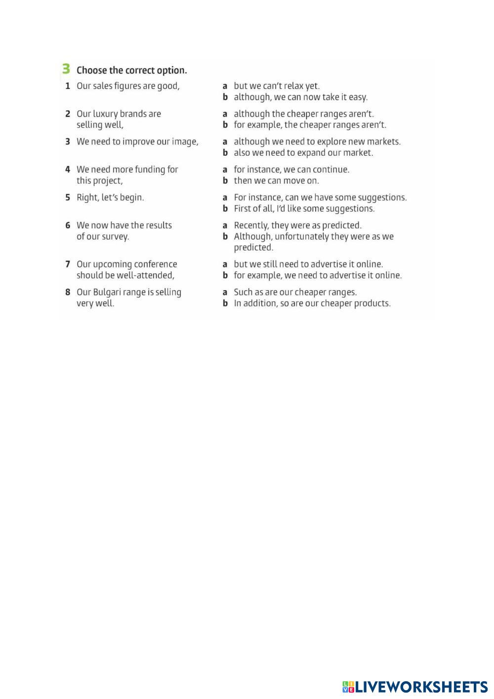 Connectors 7313562 | Angel Izquierdo | Live Worksheets