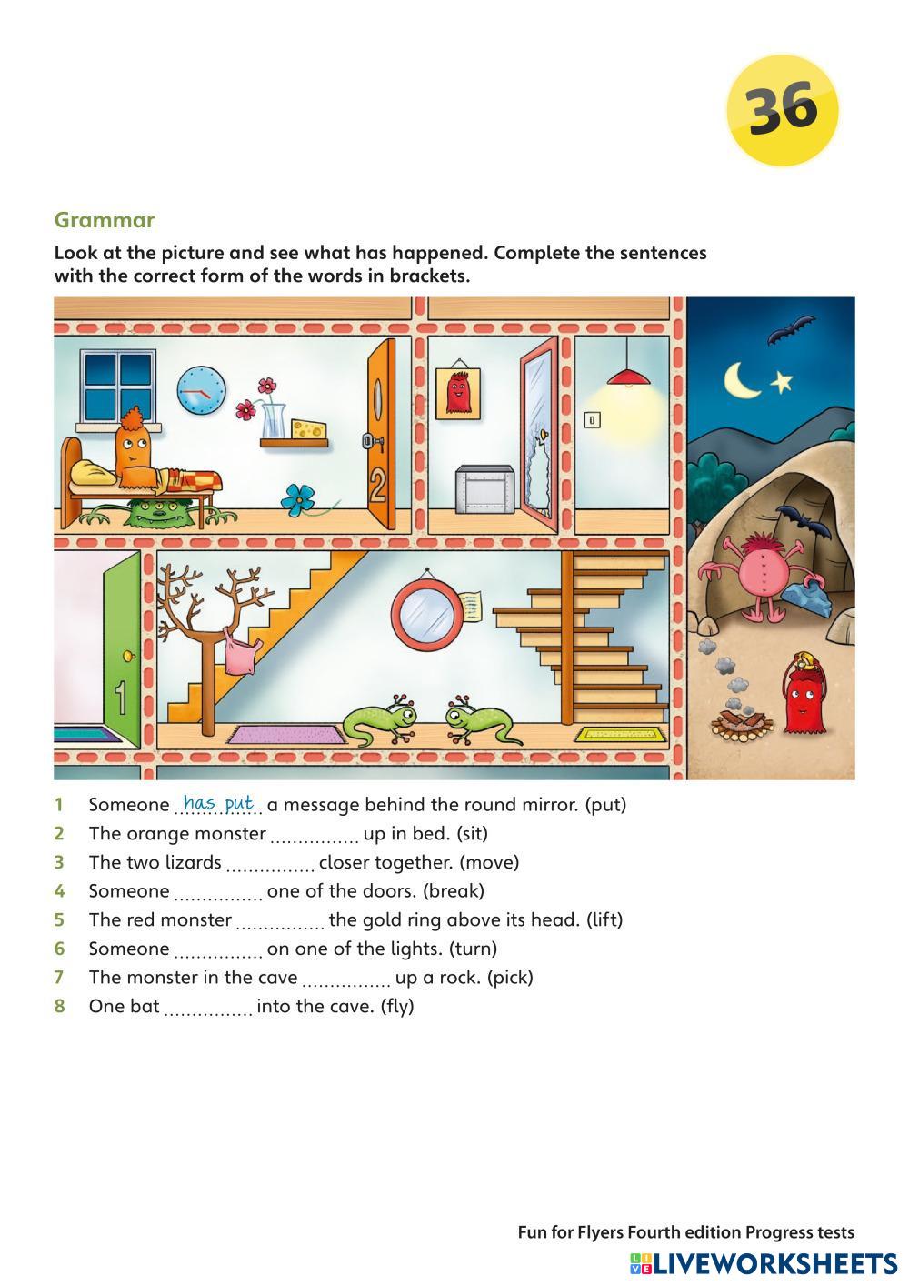 test 36-40 | Live Worksheets