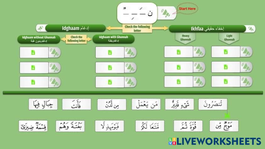 تجويد 7314917 | heba hasan | Live Worksheets