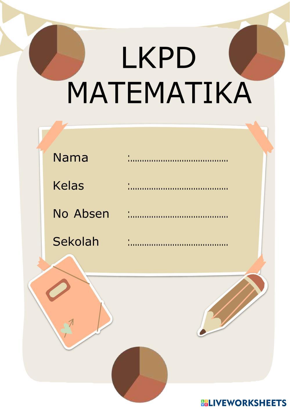 LKPD MATEMATIKA KELAS 4 | Live Worksheets