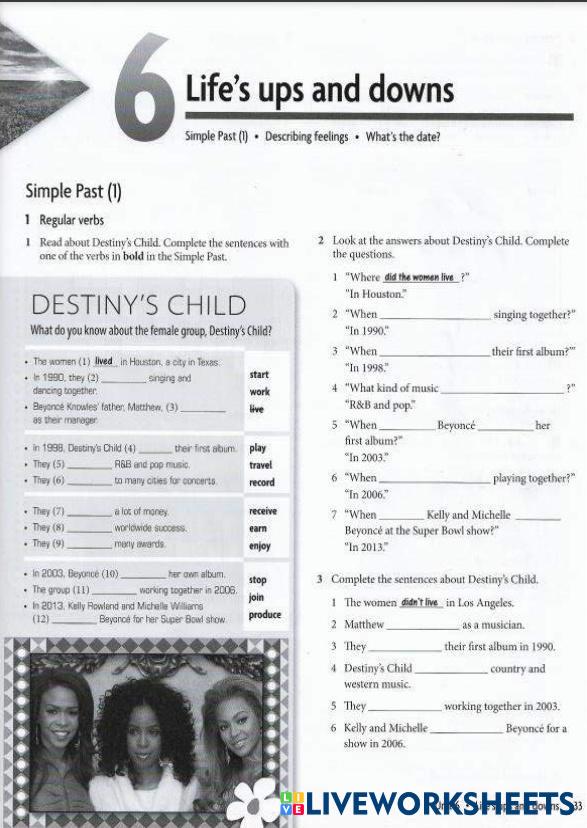 ingles | Live Worksheets