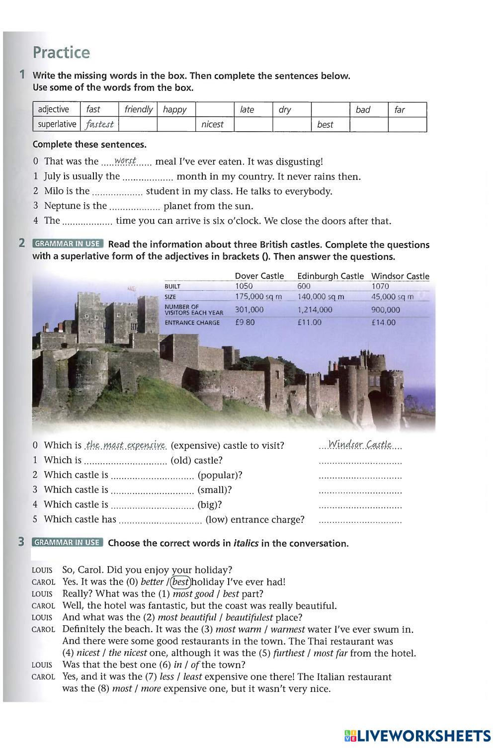 Elementary Gram… | Free Interactive Worksheets | 7327085